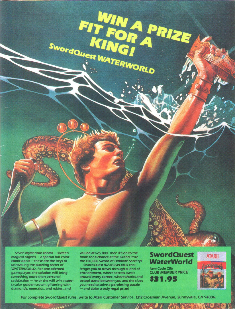 Retro-Curioso : La competición SwordQuest - Game Museum